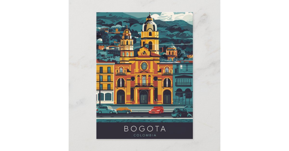 Bogota, Colombia Postcard | Zazzle