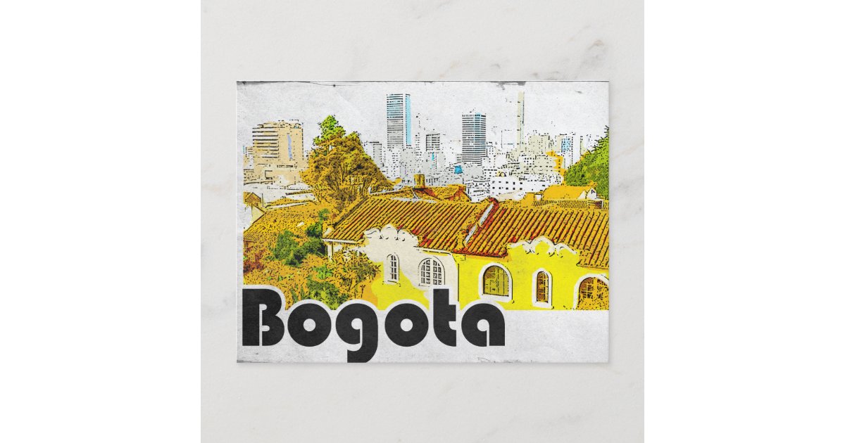 Bogota Colombia Vintage Postcard | Zazzle