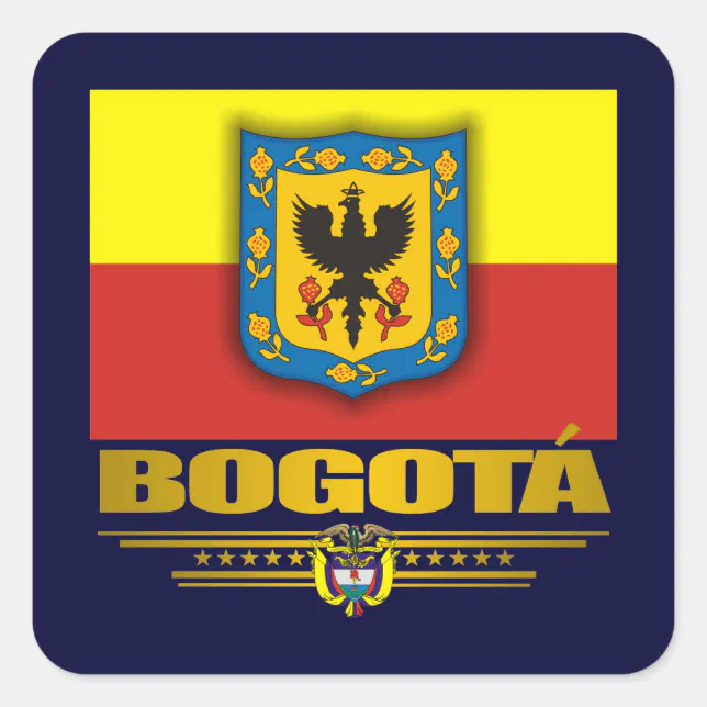 "Bogota Pride" Square Sticker | Zazzle
