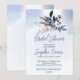 Bohemian Blueberries & Greenery Blue Bridal Shower Invitation | Zazzle