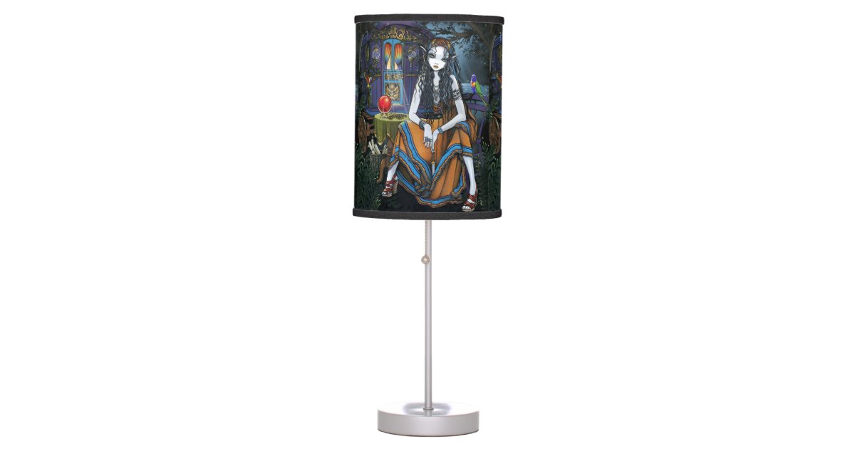 Bohemian Fortune Teller Gypsy Remember Me Fae Lamp | Zazzle