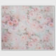 Bohemian pink teal vintage floral pattern wrapping paper | Zazzle