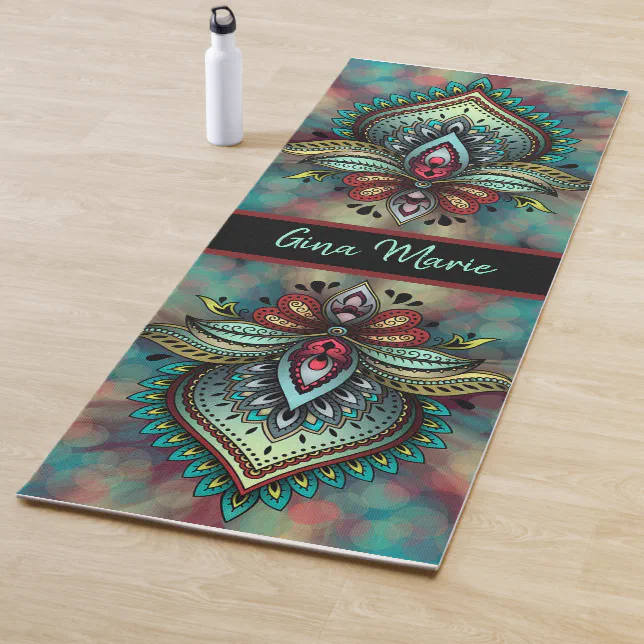 Bohemian Style Yoga Mat | Zazzle
