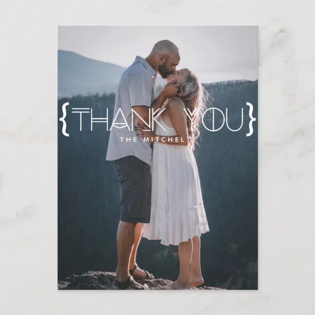 Bohemian Tribal Thank You Postcard | Zazzle