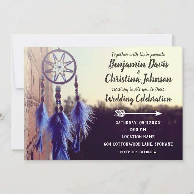 Bohemian Wedding Invitations | Zazzle