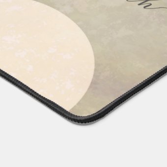 Boho Abstract Rainbow Art Décor Desk Mat | Zazzle