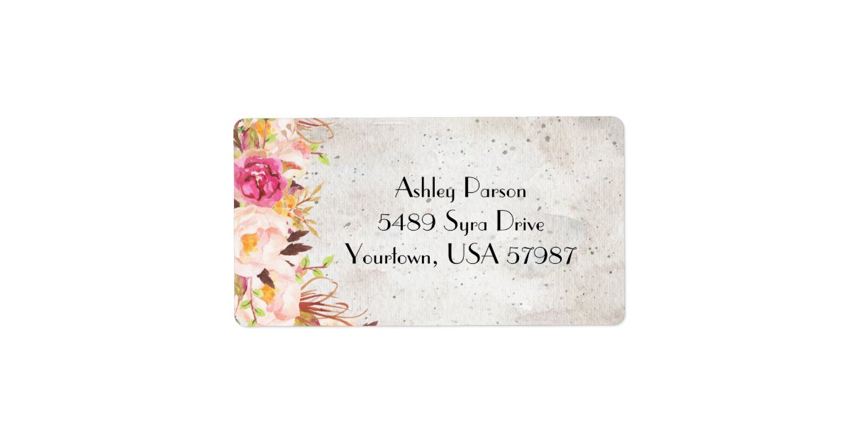 Boho Address Labels | Zazzle