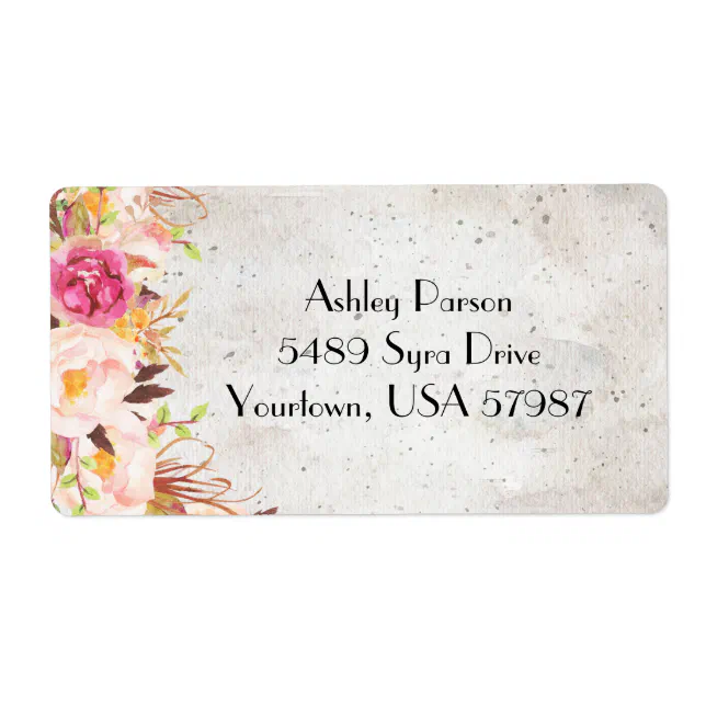 Boho Address Labels | Zazzle