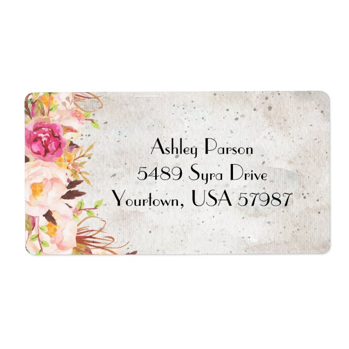 Boho Address Labels | Zazzle.com
