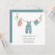 BOHO Baby Clothes Congratulations Card | Zazzle