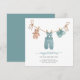 BOHO Baby Clothes Congratulations Card | Zazzle