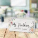 Boho Blooms Floral Teacher Name Classroom Wooden Box Sign | Zazzle
