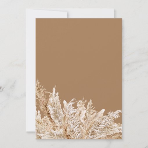 Boho Bohemian Neutral Wedding Invitation | Zazzle