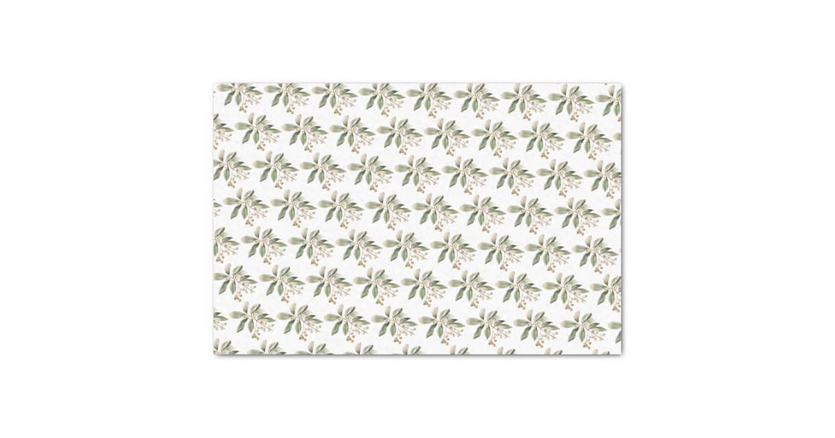 Boho Botanical Tissue Paper | Zazzle