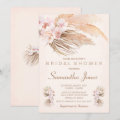 Boho Bridal Shower Invitation | Zazzle