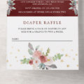 Boho Burgundy Floral Stars Moon Maroon Baby Shower All In One ...