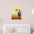 Boho Burnt Orange Desert Landscape Poster | Zazzle