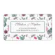 Boho Cactus, Succulent & Floral - Wedding Label | Zazzle