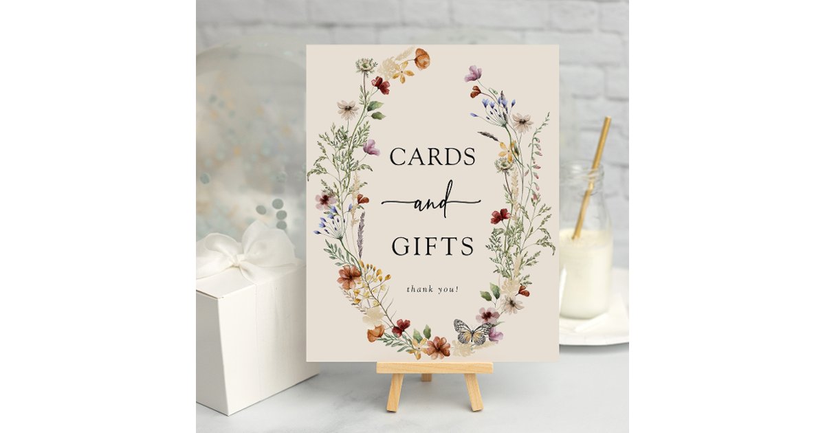 Boho Cards and Gifts Poster | Zazzle