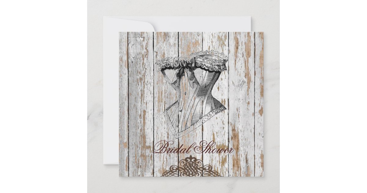 boho chic barn wood rustic country wedding invitation | Zazzle