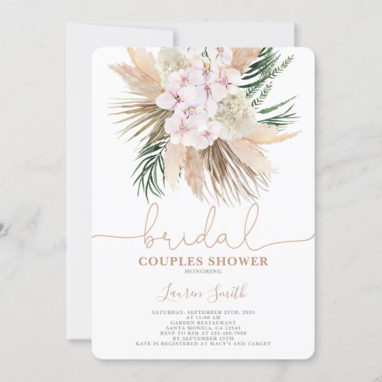 Boho chic Couples bridal shower Invitation | Zazzle.com