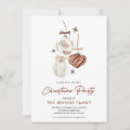 Boho Christmas Party Invitation | Zazzle