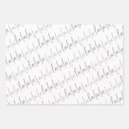 Boho Christmas Trees Falala Green Holiday Wrapping Paper Sheets | Zazzle