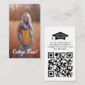 Boho College Fund QR Code Graduation Party Insert | Zazzle