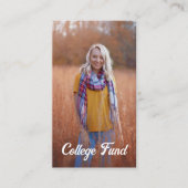 Boho College Fund QR Code Graduation Party Insert | Zazzle