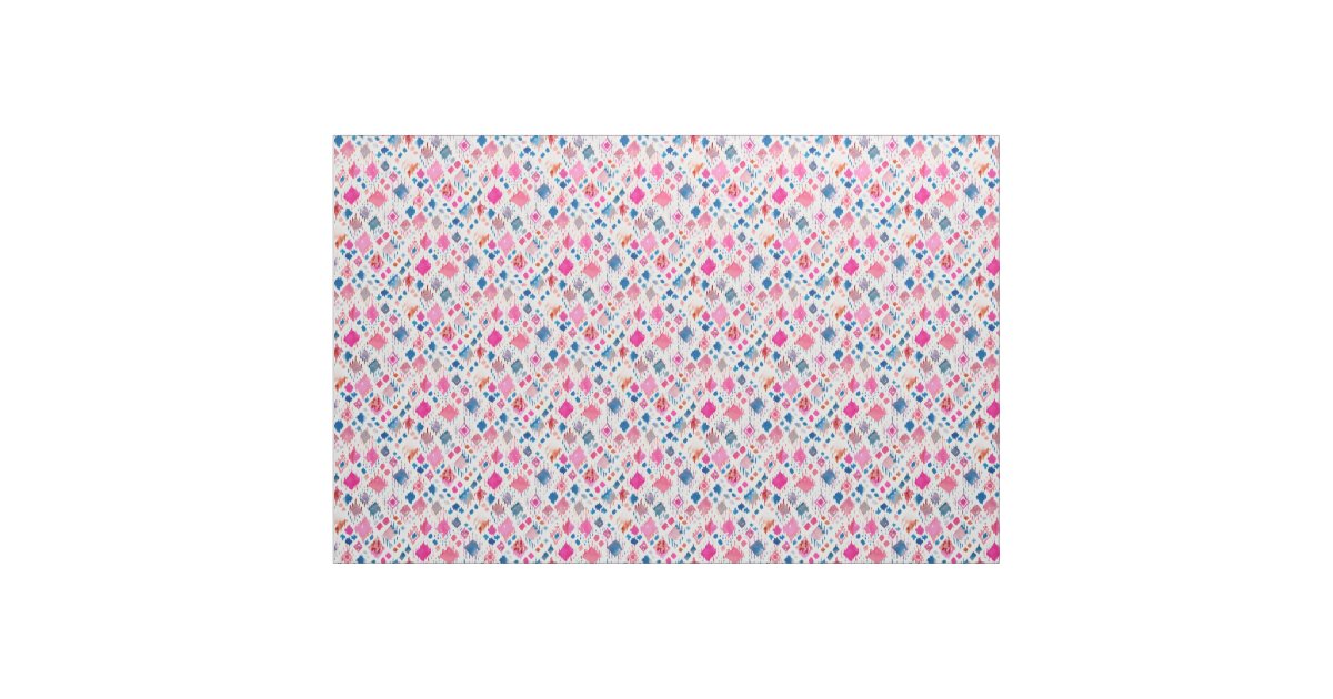 BOHO CONFETTI Diamond Tribal Fabric | Zazzle