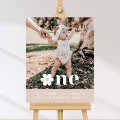 Boho Daisy First Birthday Photo Welcome Sign | Zazzle