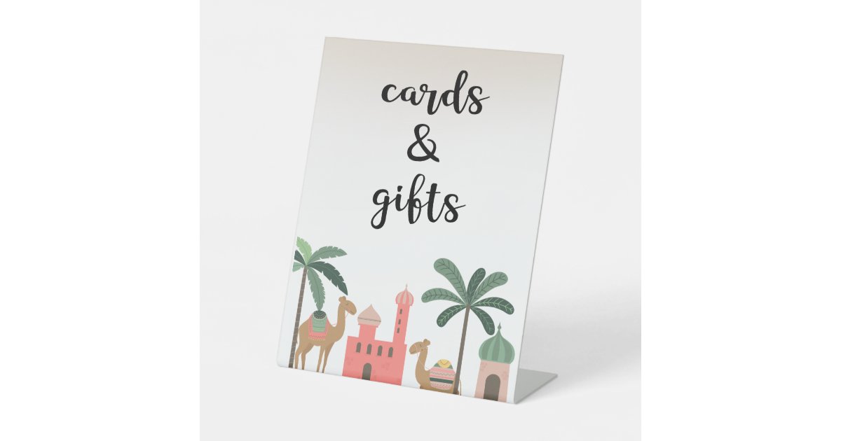 Boho Desert Landscape Cards and Gifts Sign | Zazzle