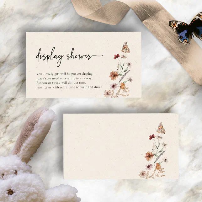 Boho Display Shower Enclosure Card | Zazzle