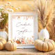 Boho Fall Pumpkin Cards and Gifts Poster | Zazzle