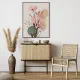 Boho Floral Line Art | Neutral Botanical Abstract Canvas Print | Zazzle