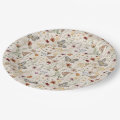 Boho Floral Paper Plate | Zazzle