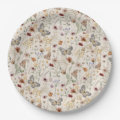 Boho Floral Paper Plate | Zazzle