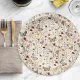Boho Floral Paper Plate | Zazzle