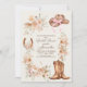 Boho Floral Western Bridal Shower Invitation | Zazzle