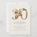 Boho Floral with Photo 30th Birthday Invitation | Zazzle
