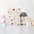 Boho Flowers Wrapping Paper | Zazzle