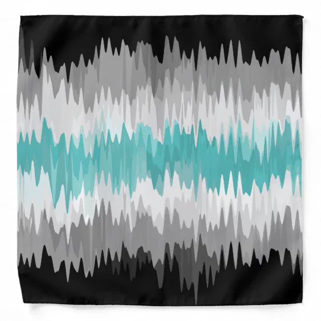 Boho Funky Wavy Abstract Libramasculine Pride Flag Bandana | Zazzle