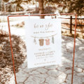 Boho Gender Reveal Welcome Sign | Neutral Welcome | Zazzle