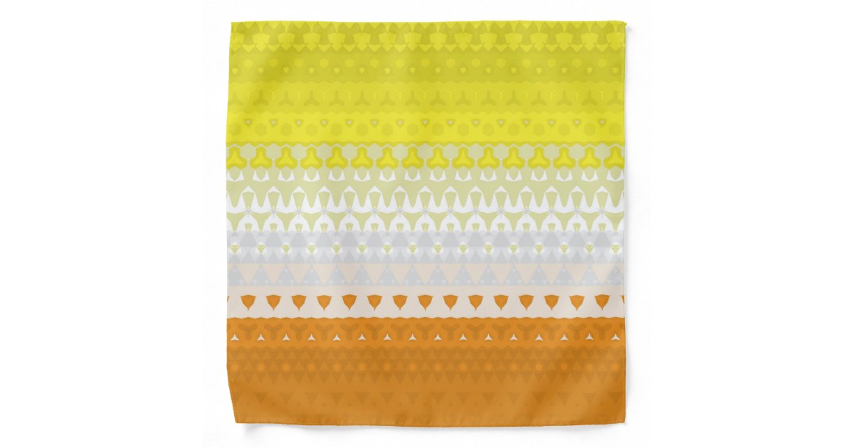 Boho Geometric Funky Abstract Maverique Pride Flag Bandana | Zazzle