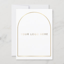 Boho Golden Arch Event Logo DIGITAL MENU Invitation | Zazzle