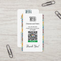 BOHO Google Review Business Card With Google Map | Zazzle