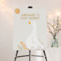 Boho Goose Duck Floral Baby Shower Welcome Sign | Zazzle