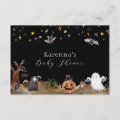 Boho Halloween Baby Shower Books For Baby Enclosure Card | Zazzle