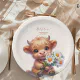 Boho Holy Cow Highland Cow 1st Birthday Paper Plates | Zazzle