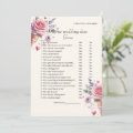 Boho Ice Cream Wedding shoe game party game Card | Zazzle